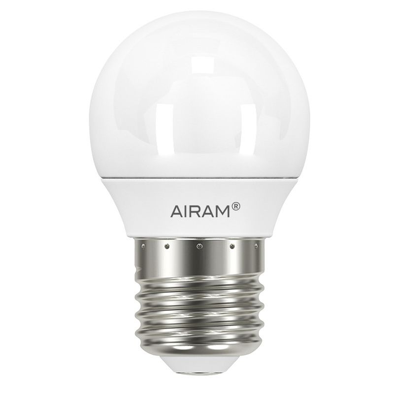 LED-pienkupulamppu Airam Pro P45 830, E27, 3000K, 470lm | Taloon.com