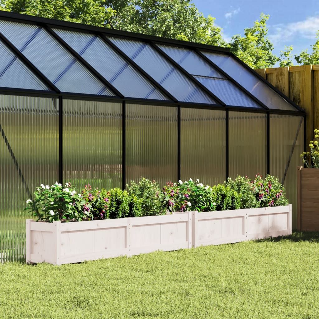 Ulkokukkalaatikot valkoinen, mäntyä, 2 kpl | Taloon.com