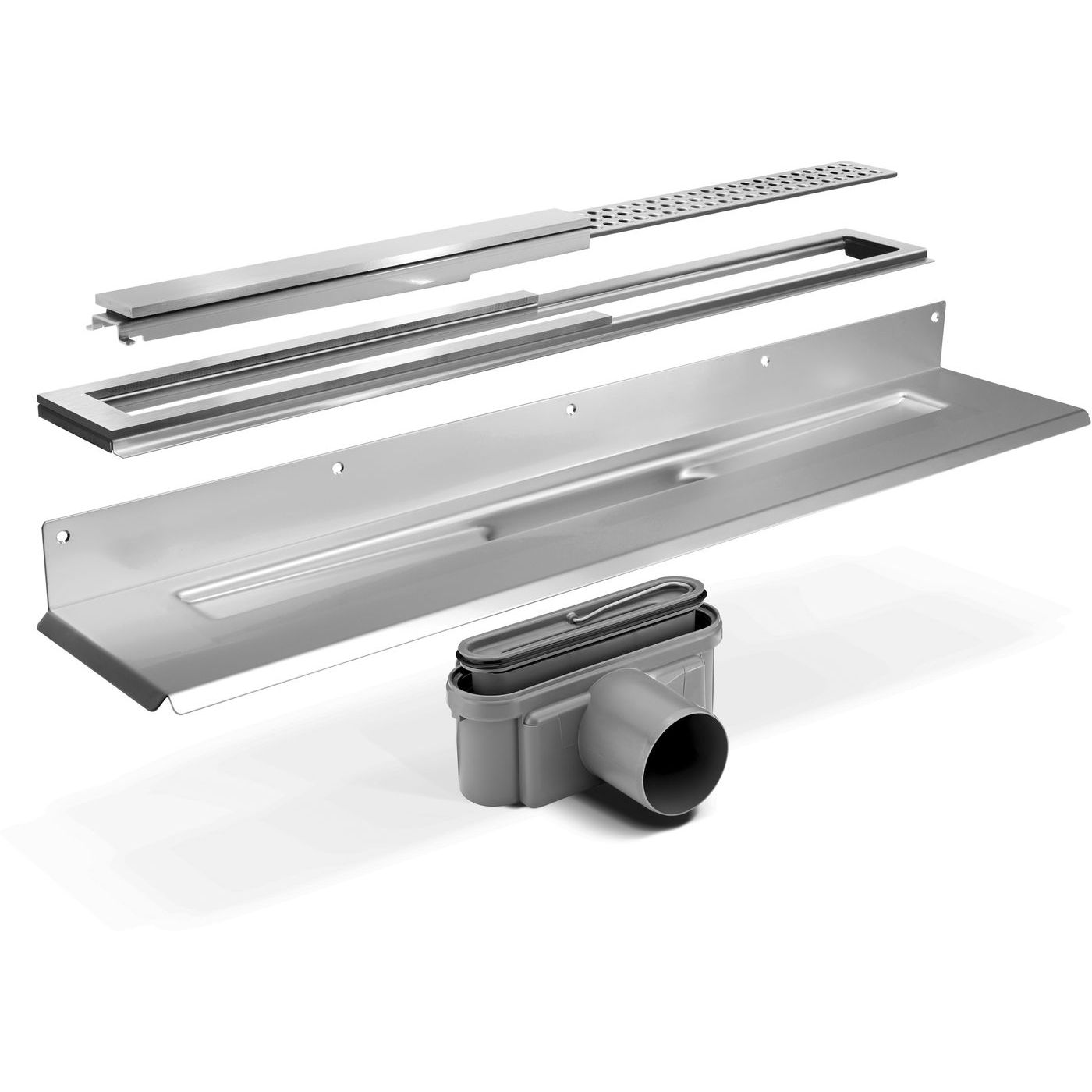 Unidrain Linjalattiakaivo Valmispaketti ClassicLine 1000 mm